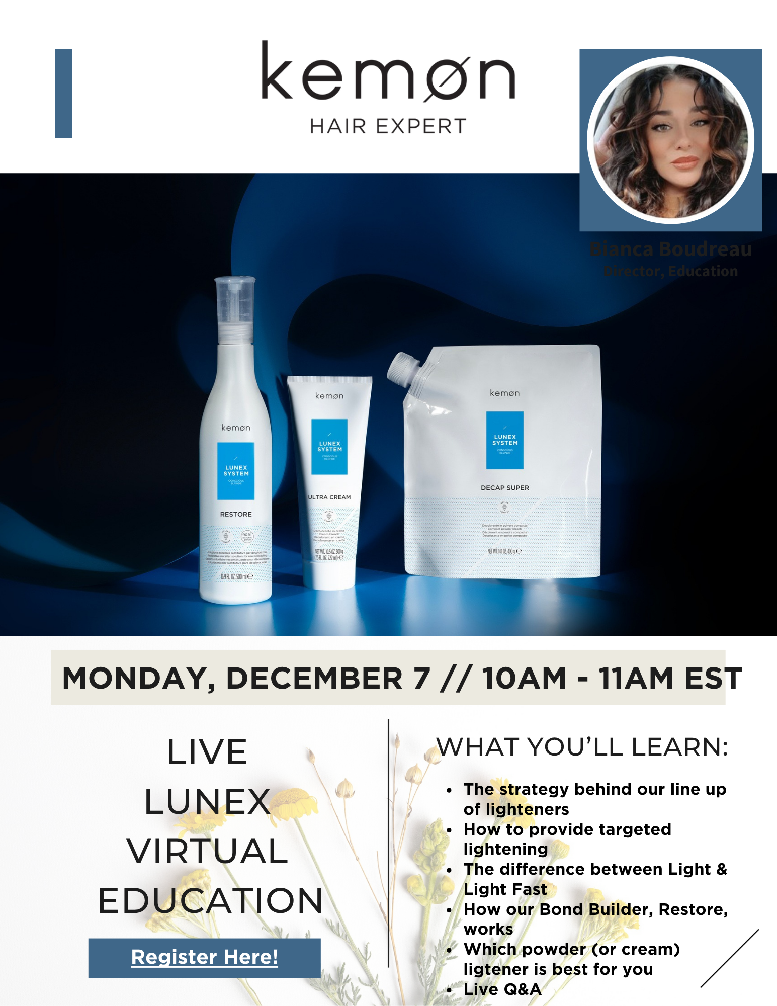 12/07/2026 Kemon Lunex System Product Knowledge – Evolvesalonsystems.com