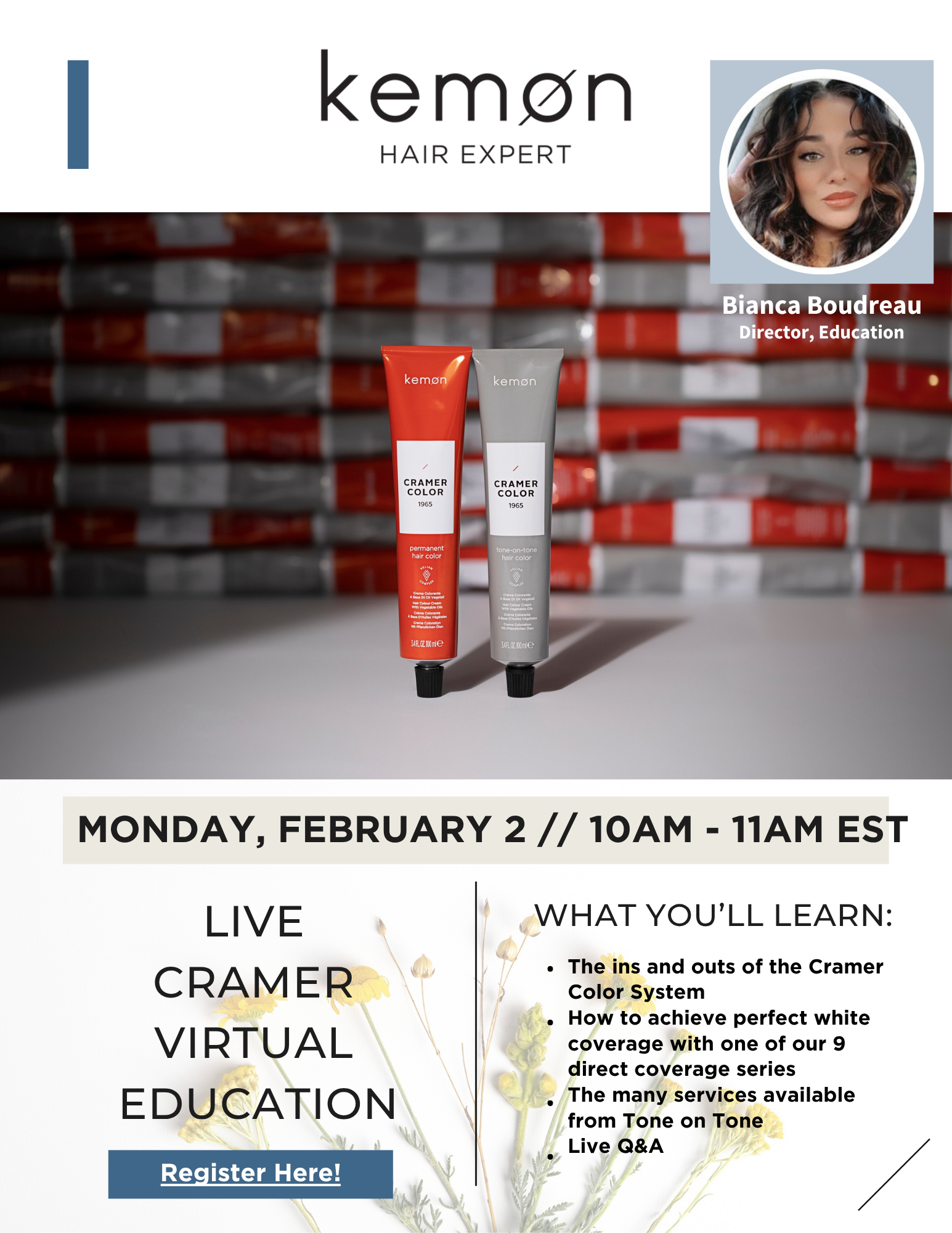 02/02/2026 Kemon Cramer Product Knowlege – Evolvesalonsystems.com