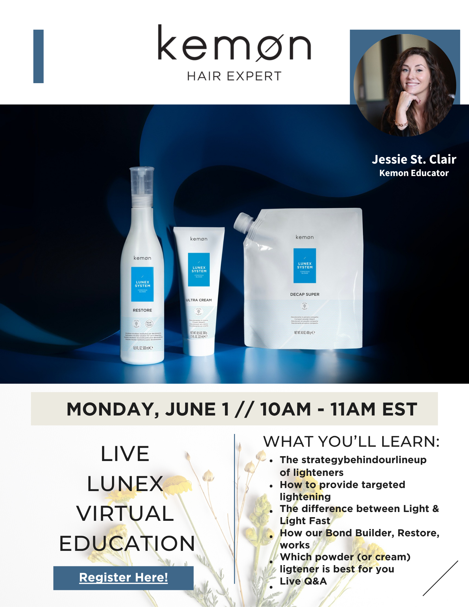 06/01/2026 Kemon Lunex System Product Knowledge – Evolvesalonsystems.com